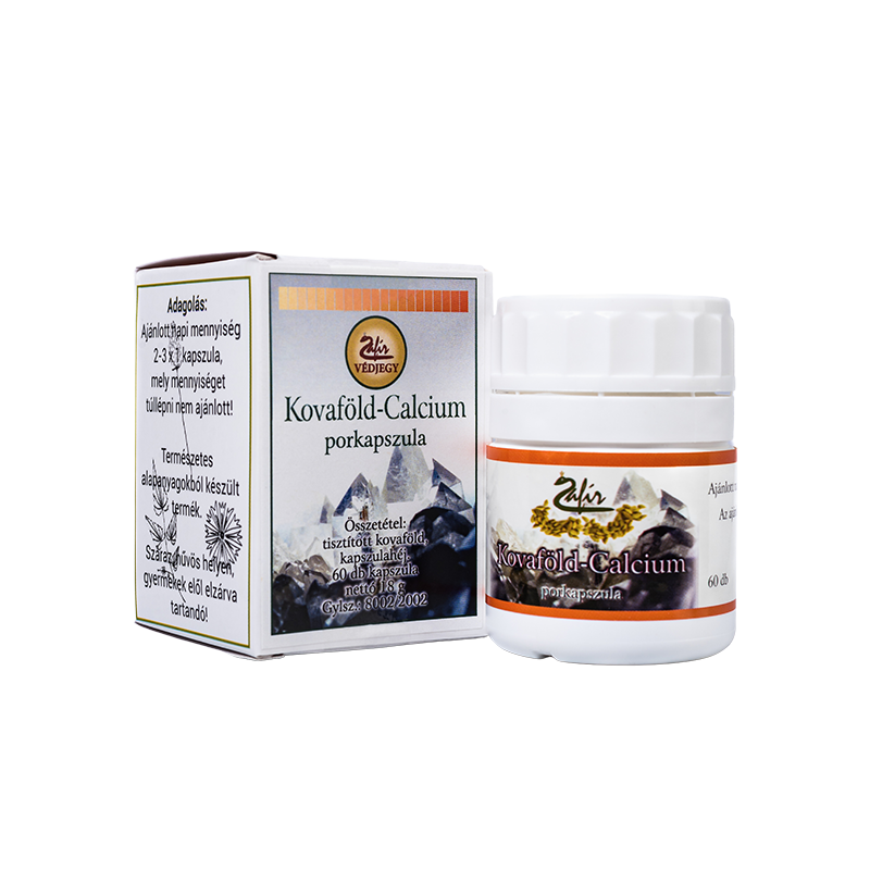 Zafír Kovaföld-Calcium porkapszula